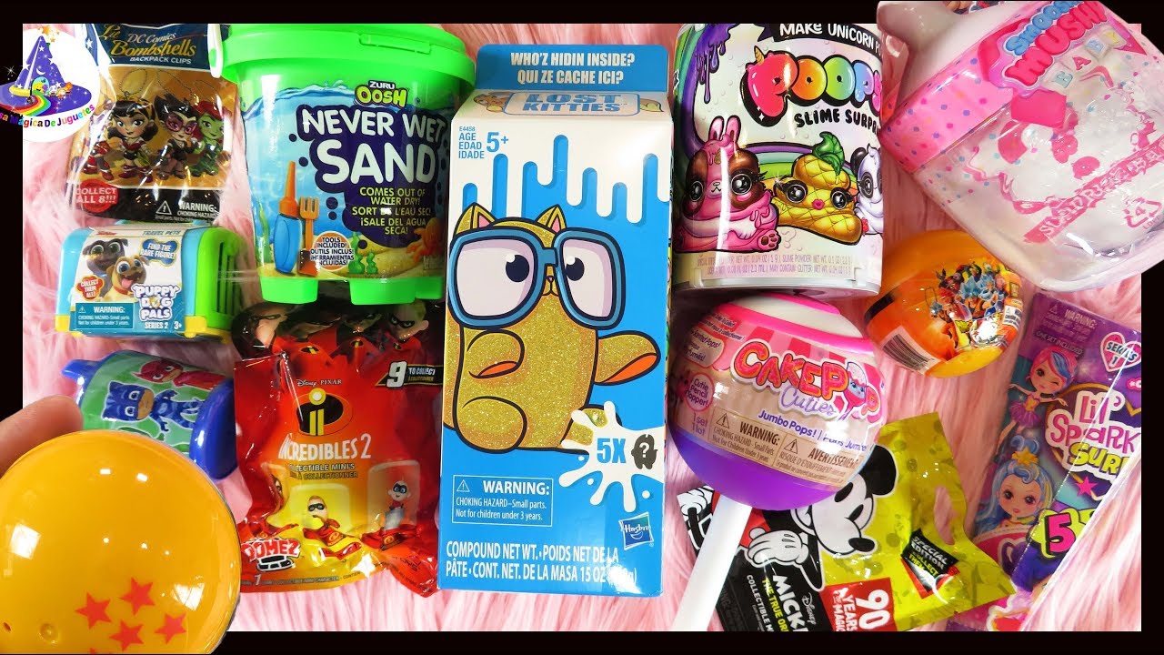 Nuevos Juguetes Sorpresa DragonBall Super + Losk Kitties + Poopsies ...