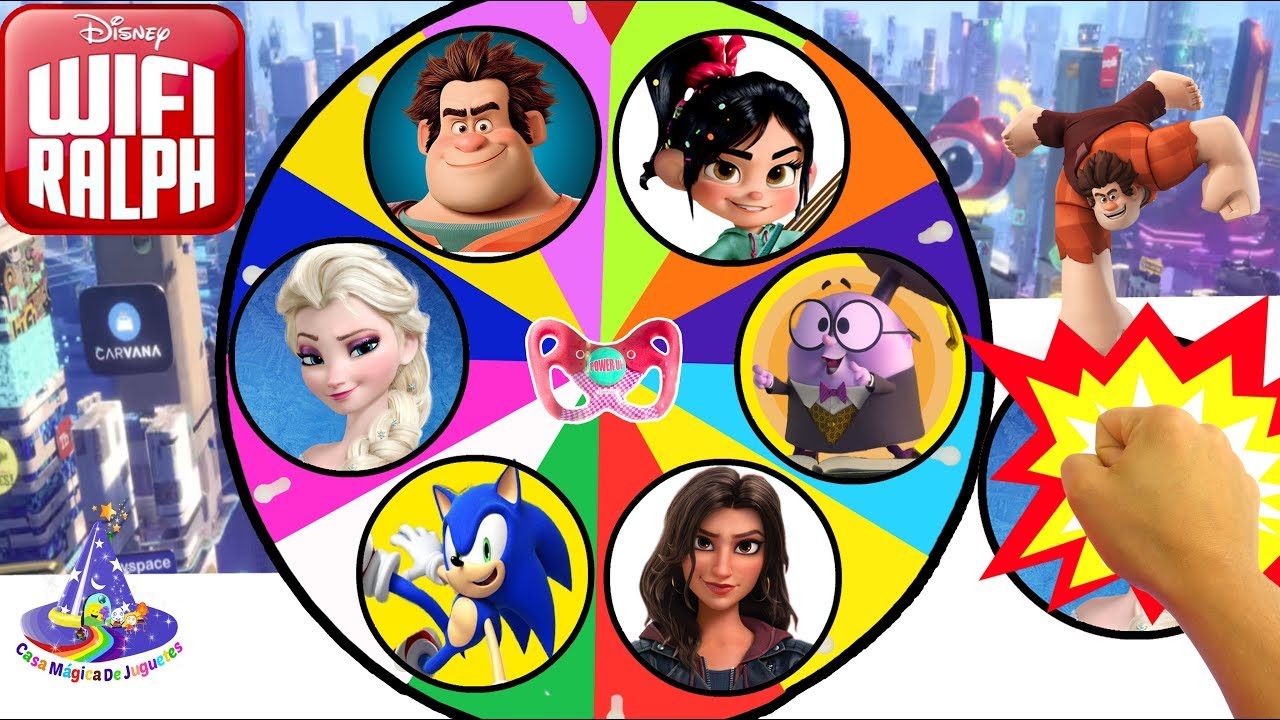 Juego de Ruleta Sorpresa de Wifi Ralph o Ralph Rompe Internet con ...
