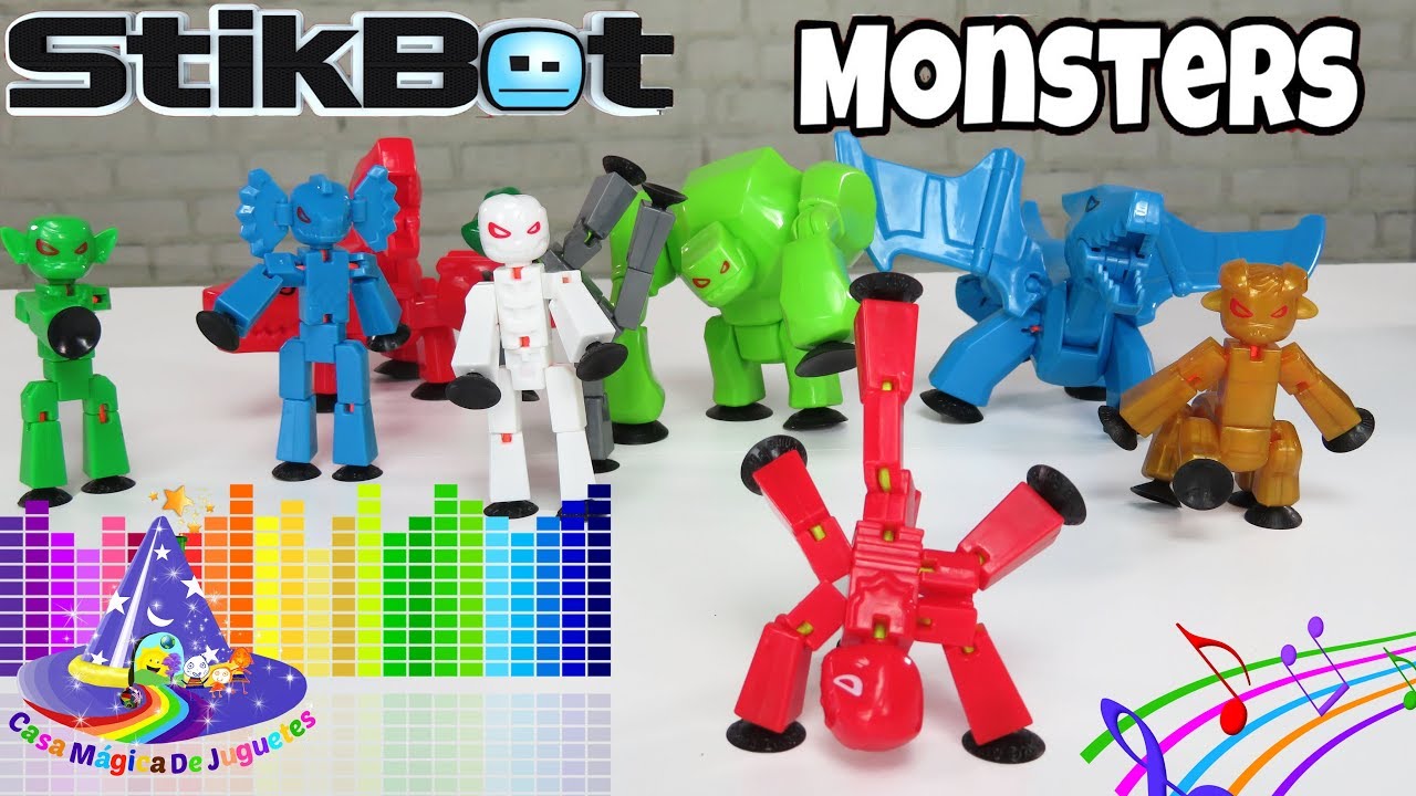 Stikbot Monstruos Toda la Colección Mas Susto y Break Dance de StikBot ...