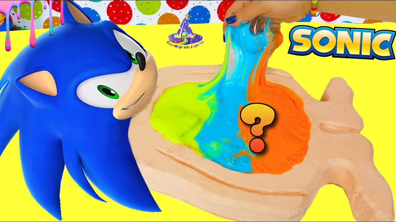 Que Hay en la Panza de Slime de Sonic el Erizo? + Juguetes 2019 Mad ...